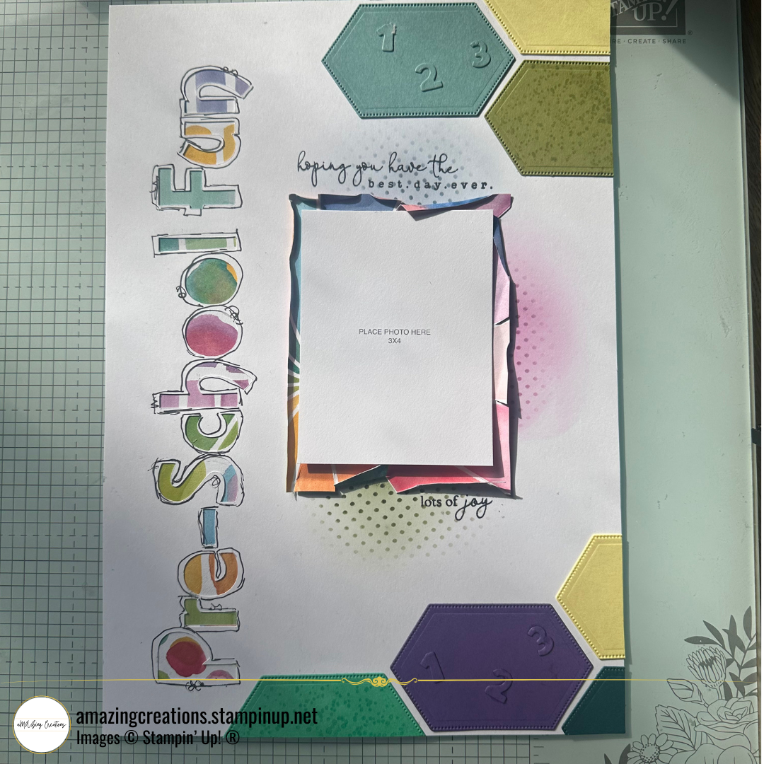 Preschool Fun: A Bright and Colourful 8½” x 11″ Scrapbook Layout ...