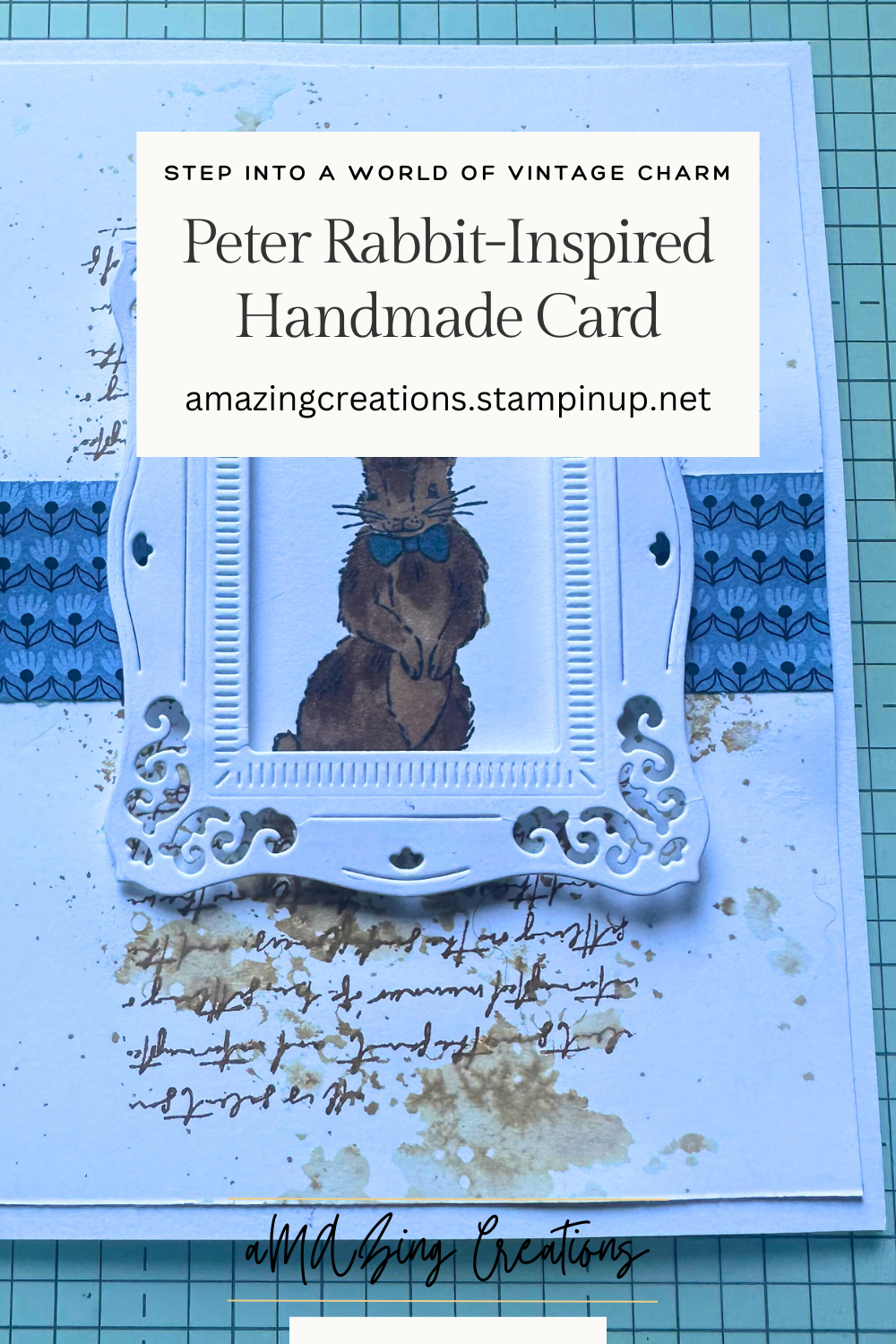 A Vintage Peter Rabbit Inspired Card – aMAZing Creations