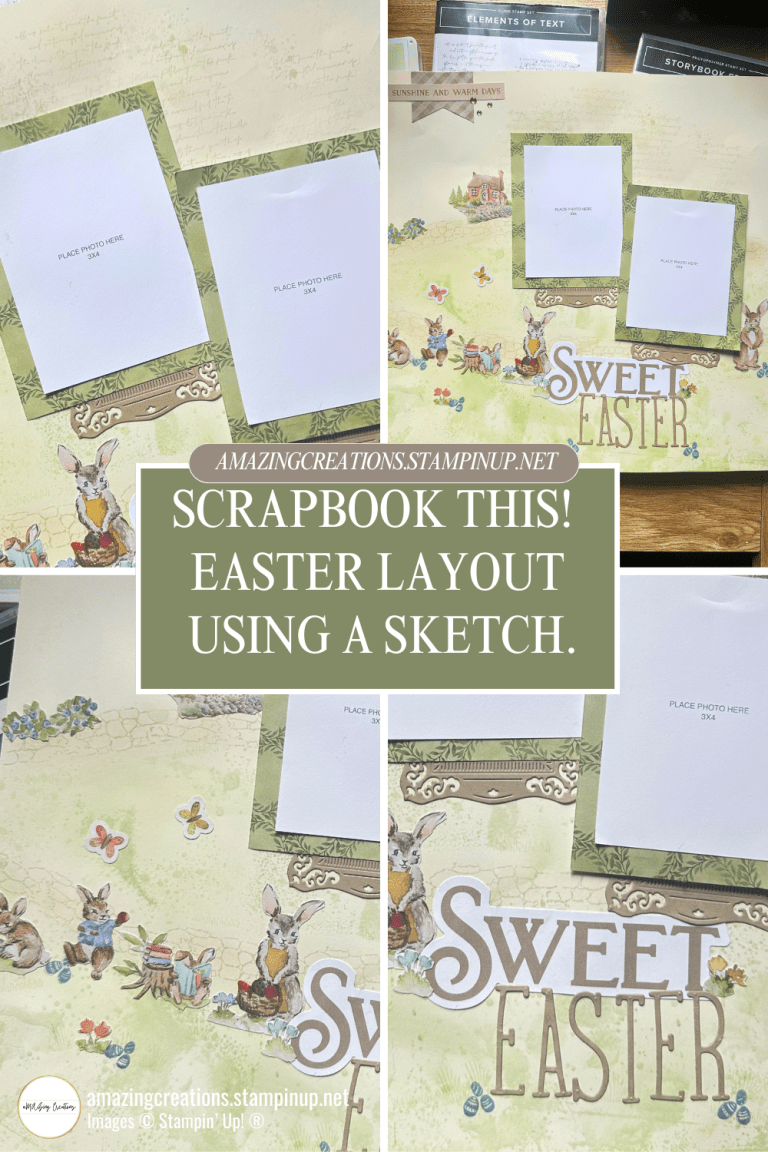 Whimsical Storybook Moments Easter Scrapbook Layout – aMAZing Creations