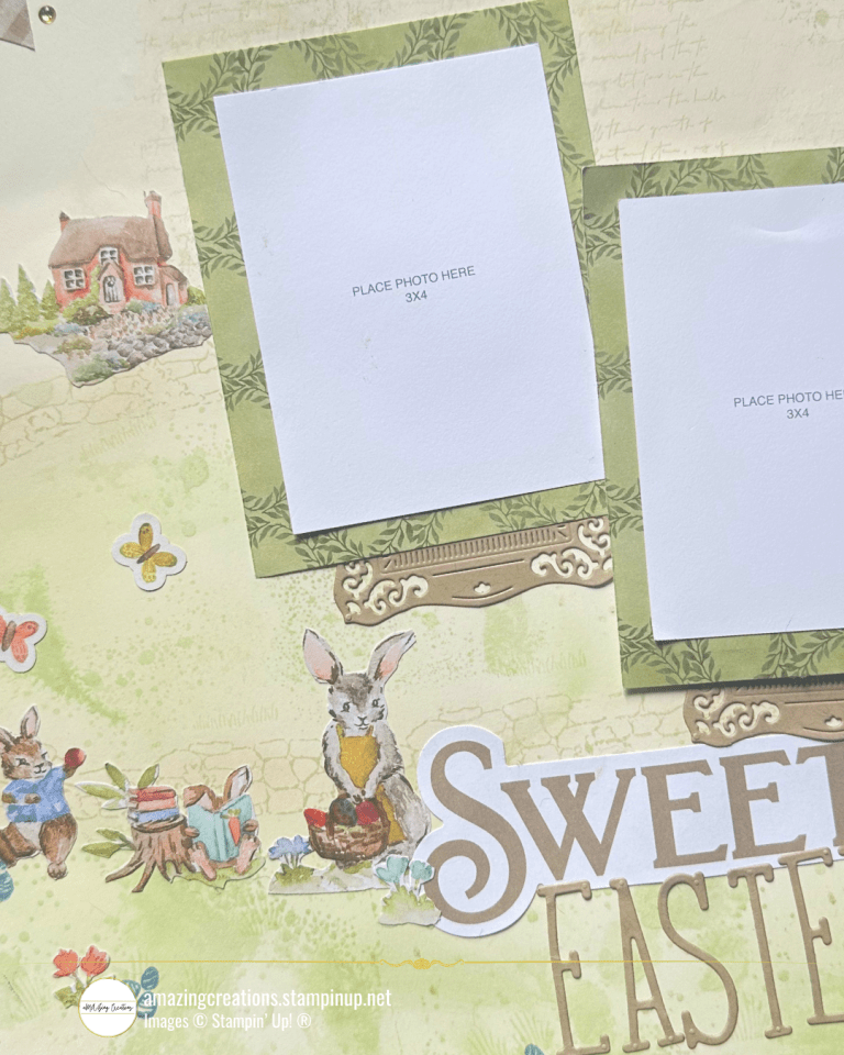 Whimsical Storybook Moments Easter Scrapbook Layout – _aMAZing Creations