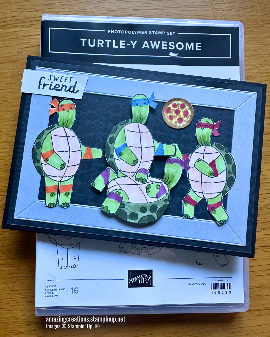Turtle Power Meets Paper Crafting: A TMNT-Inspired “Sweet Friend” Card ...